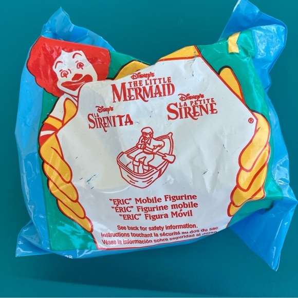 Disney | Toys | Mcdonalds Happy Meal Vintage Prince Eric Little Mermaid ...